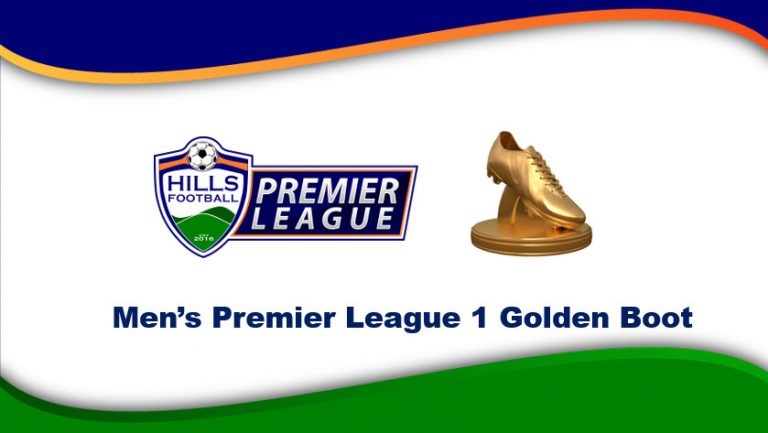 Mens Premier League 1 Golden Boot - Round 14 | Hills Football Association