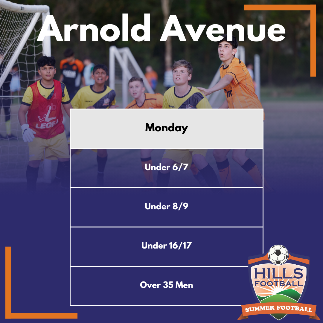 Hills Summer Football Returns for 2024 | Hills Football Association